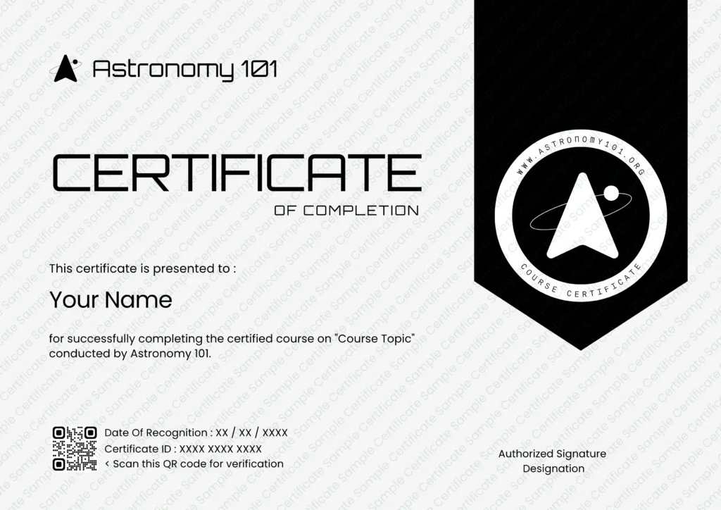 Top Astronomy Course in 2024